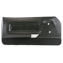 1971-1973 Deluxe Door Panels (black) - Drake - Mustangs, Etc.