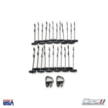 1965-1966 Mustang Wire Loom Clip Kit, 21 Piece Kit - CPC - Mustangs, Etc.