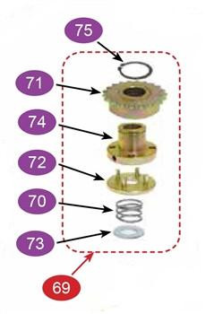 Ramset Ram 300 Clutch Release Assembly 800-75-22
