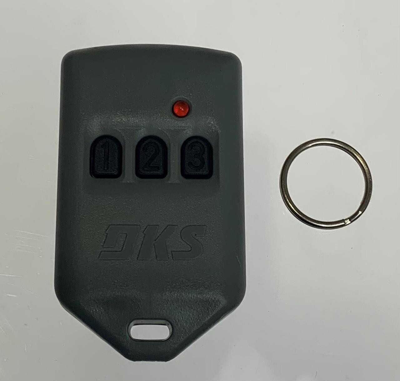 Doorking 8068-080 Micro Click three button Weigand Remote Grey Keychain ... Doorking 8068-080 Micro Click three button Weigand Remote Grey Keychain ...