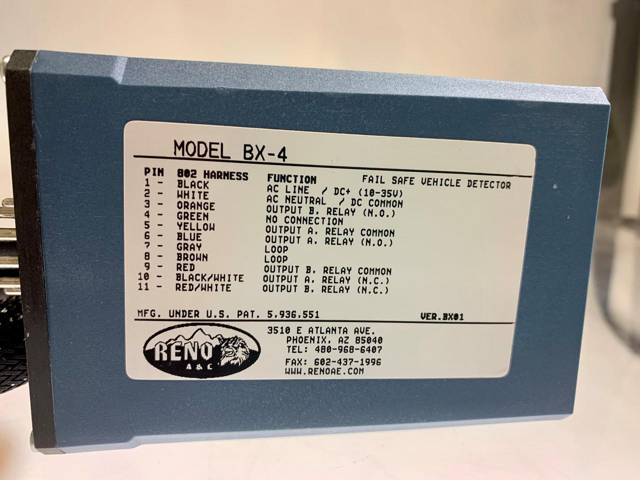 Reno bx-4 loop detector