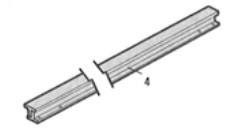 G3712RV I-BEAM RAIL ASSY 12 FT