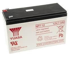 Yuasa-NP7-12 Single Replacement Battery 12 volt 7ah(note elite miracle system uses 2 batteries ...