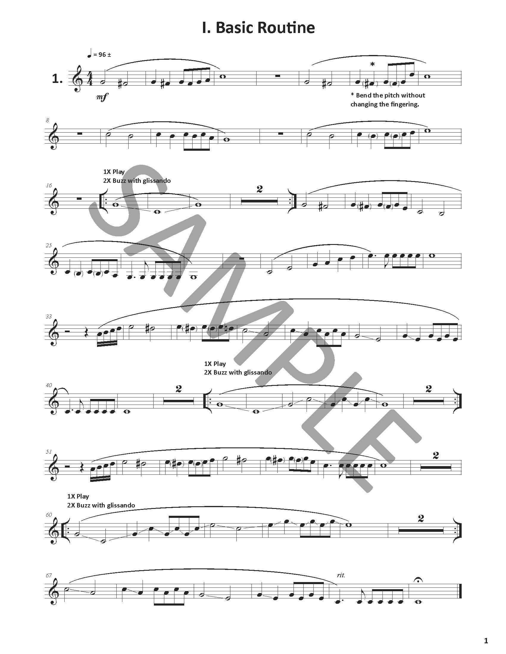Daily Routines for Trumpet