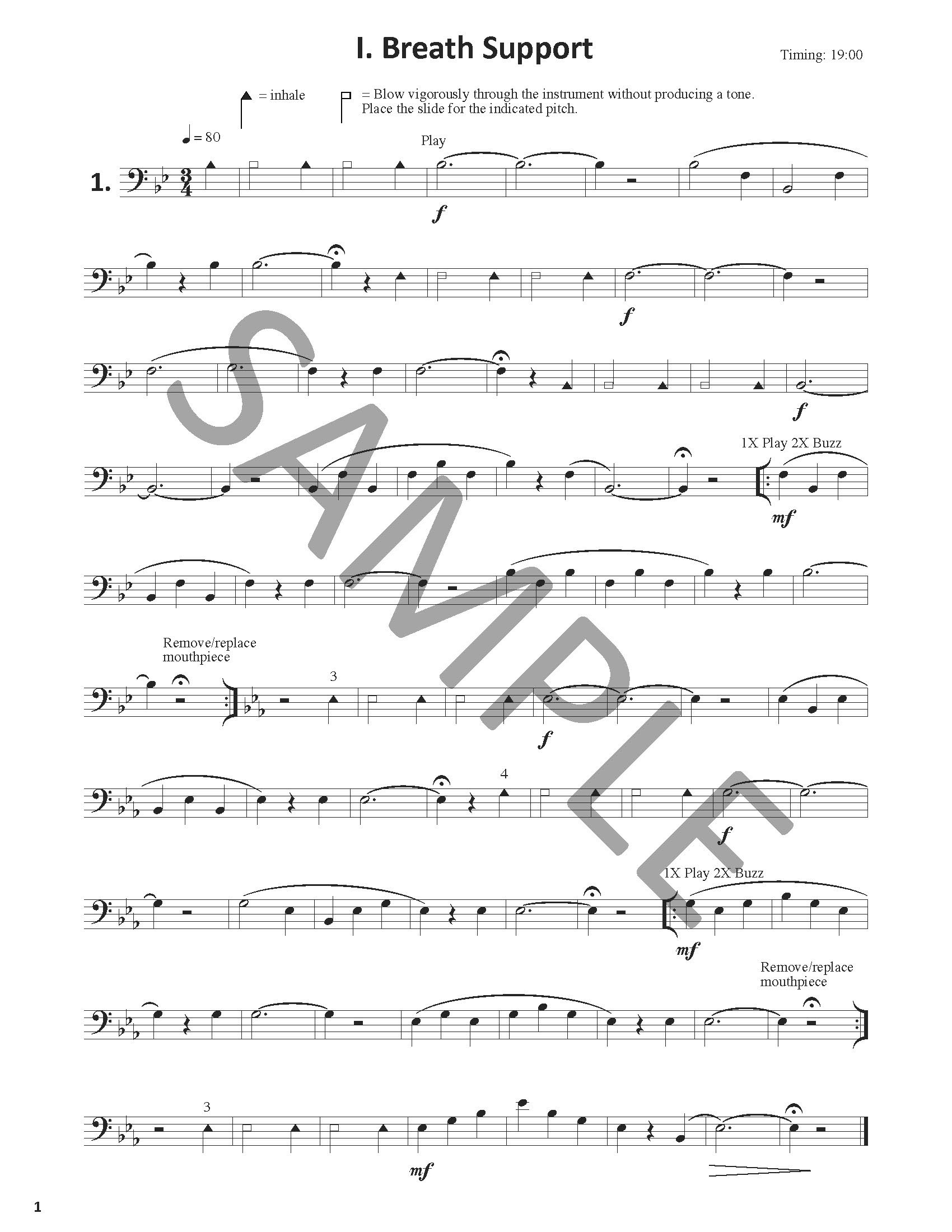 Daily Routines for the Student Trombone Player