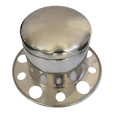 Stainless Steel Tophat 285mm PCD Removable Cap