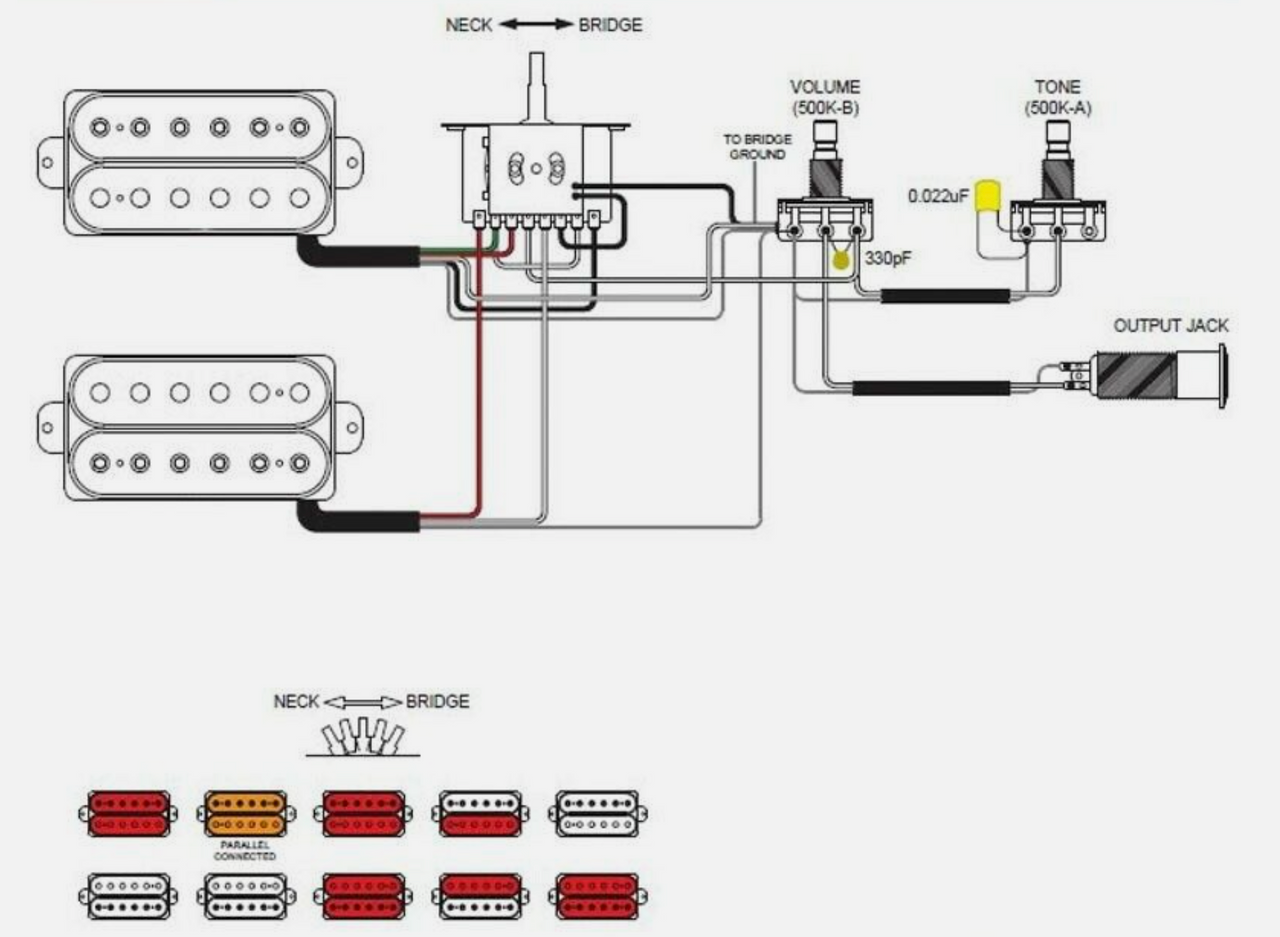 Ibanez 2502N 5 Way Switch for Dual Humbuckers Configuration - SV Guitars