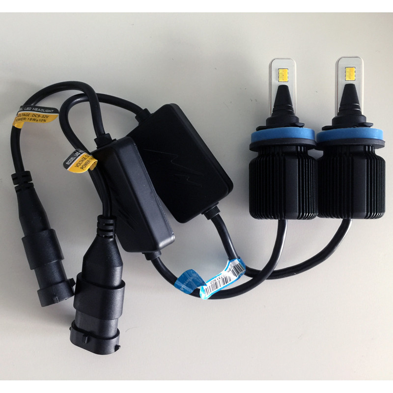 H11 (H8/H9) M1D 8000lm 40W LED kit with CSP LED, fan-less w/external ...