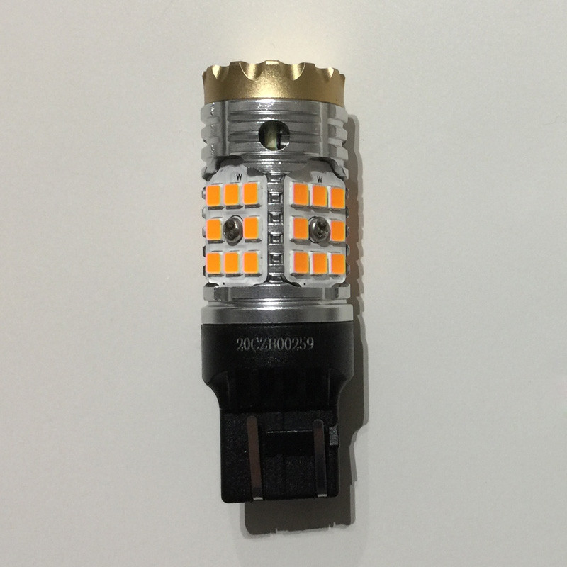 7443 7444 30W AMBER/AMBER Front Signal/Marker Light No Hyperflash ...