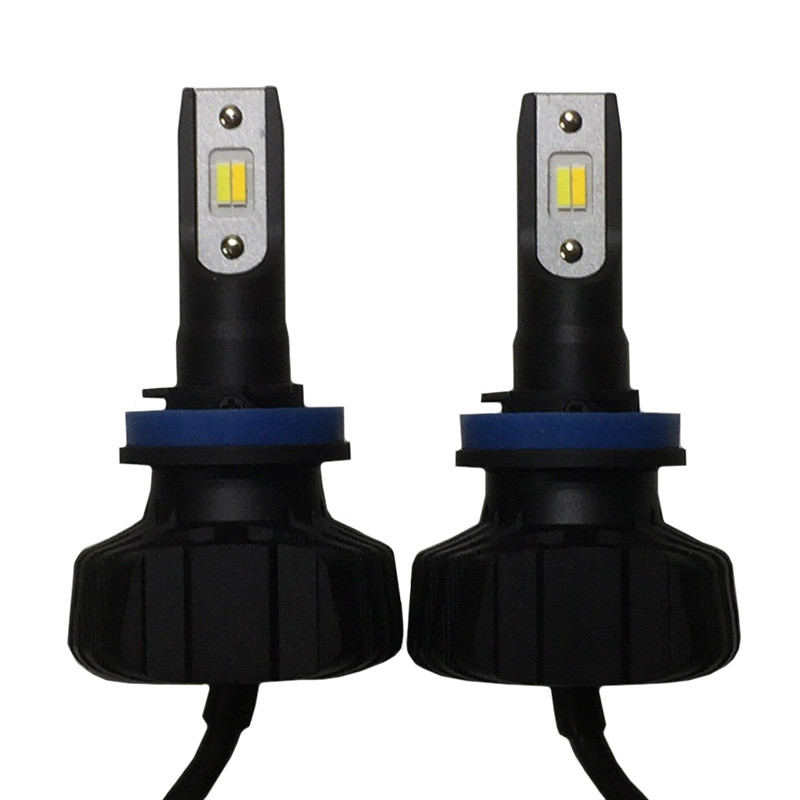 H11 (H8/H9) S1D 9000lm 40W LED kit with DUAL COLOR LED, fanless w ...