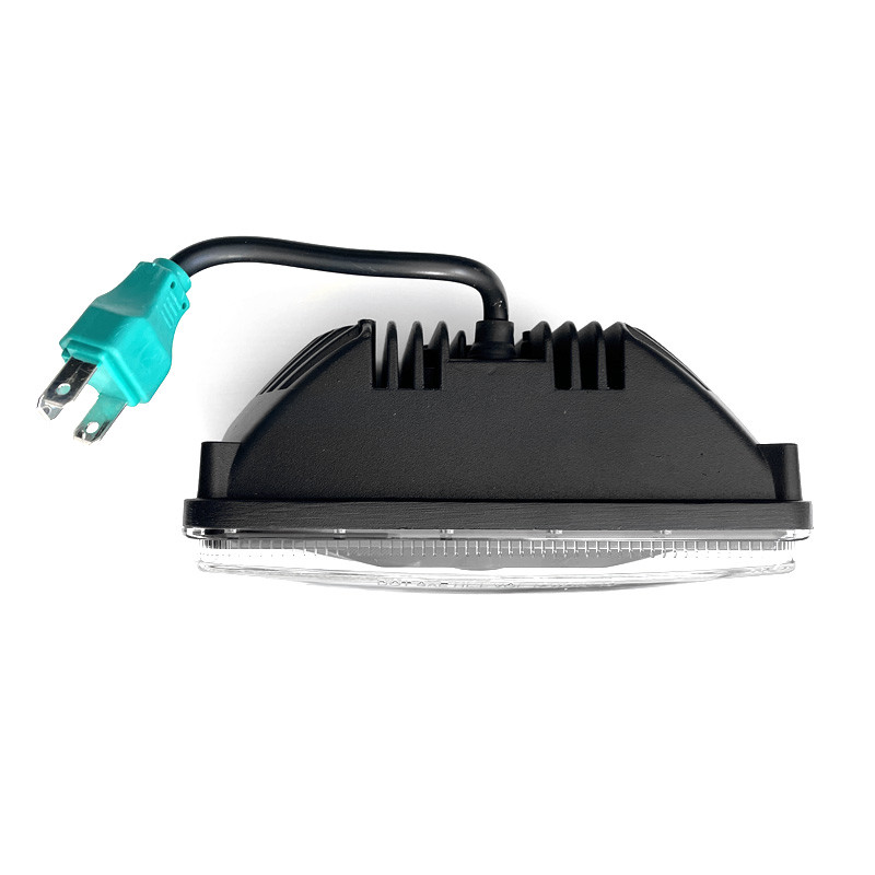 4" x 6" 60W DOT HIGH BEAM LED HEADLIGHT SET - BLACK | HID VISION CANADA