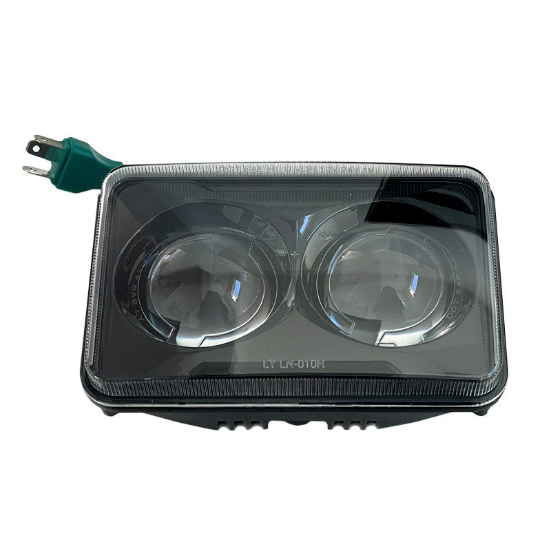 4" x 6" 60W DOT HIGH BEAM LED HEADLIGHT SET - BLACK | HID VISION CANADA