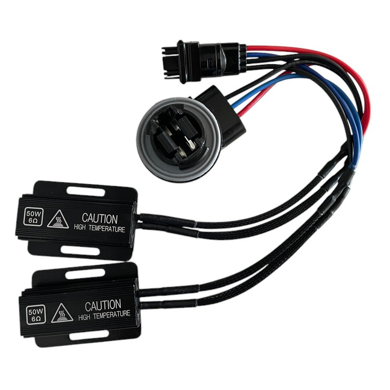 3157 HYPER-FLASH FIX - Dual Plug-n-Play Resistor - 2pcs | HID Vision Canada