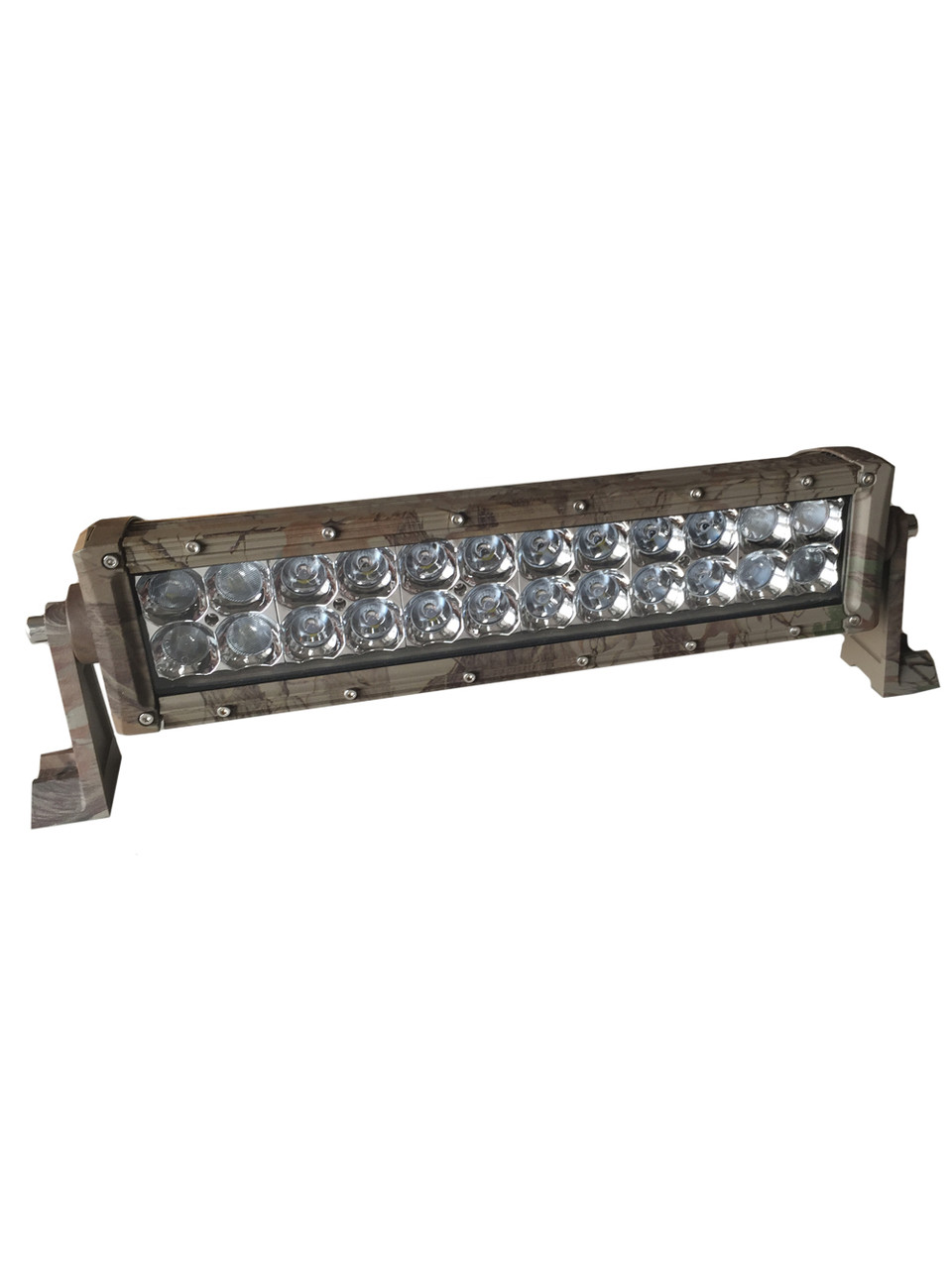 14" 72W 5760lm CREE Straight Dual Row CAMO LED Light Bar - 3D lens ...