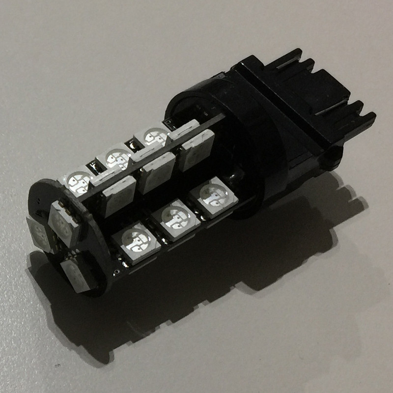 3157 5W Red/Red LED bulb - 1pc | HID Vision Canada - LED & HID Lights ...