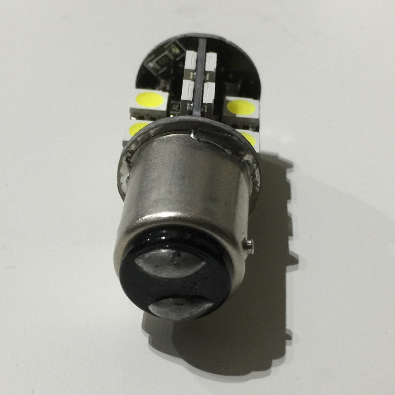 P21 (BAZ15D) CANBUS 19pc SMD WHITE/WHITE LED - 1pc | HID Vision Canada