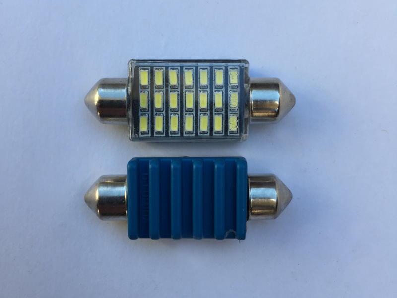38mm 6418, 6461, 11005, 12844, 12854, DE3423, DE3425 SAMSUNG Canbus LED ...