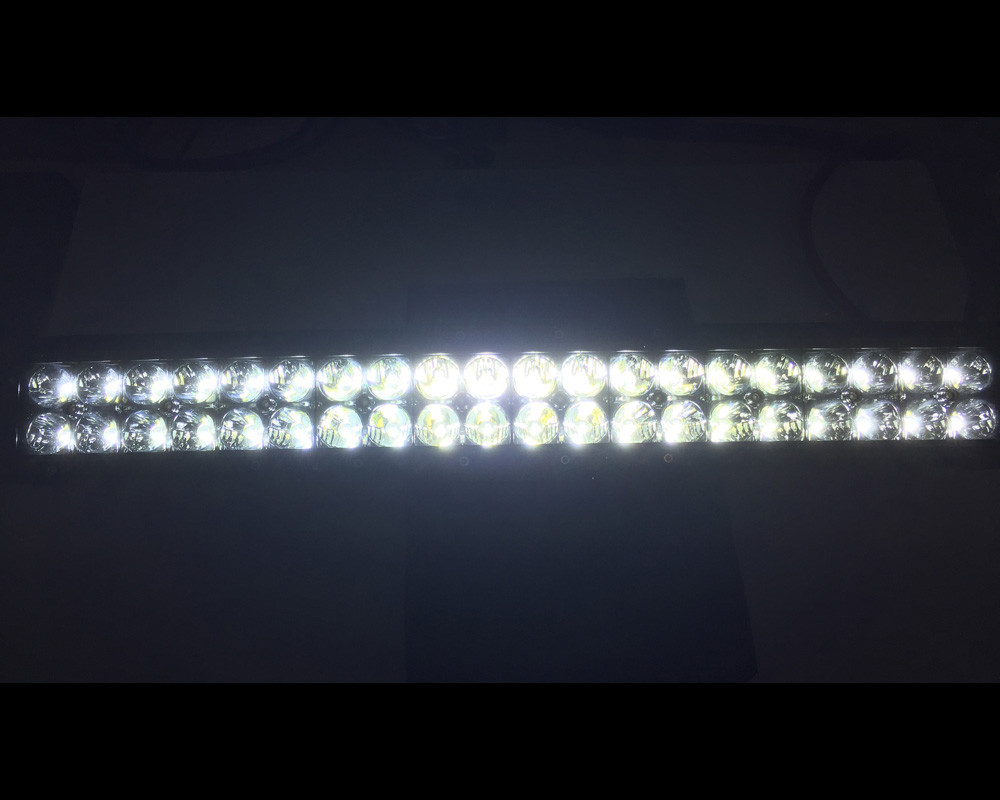 20" Curved Dual Row CREE 2 Color Amber White Remote Controlled ...