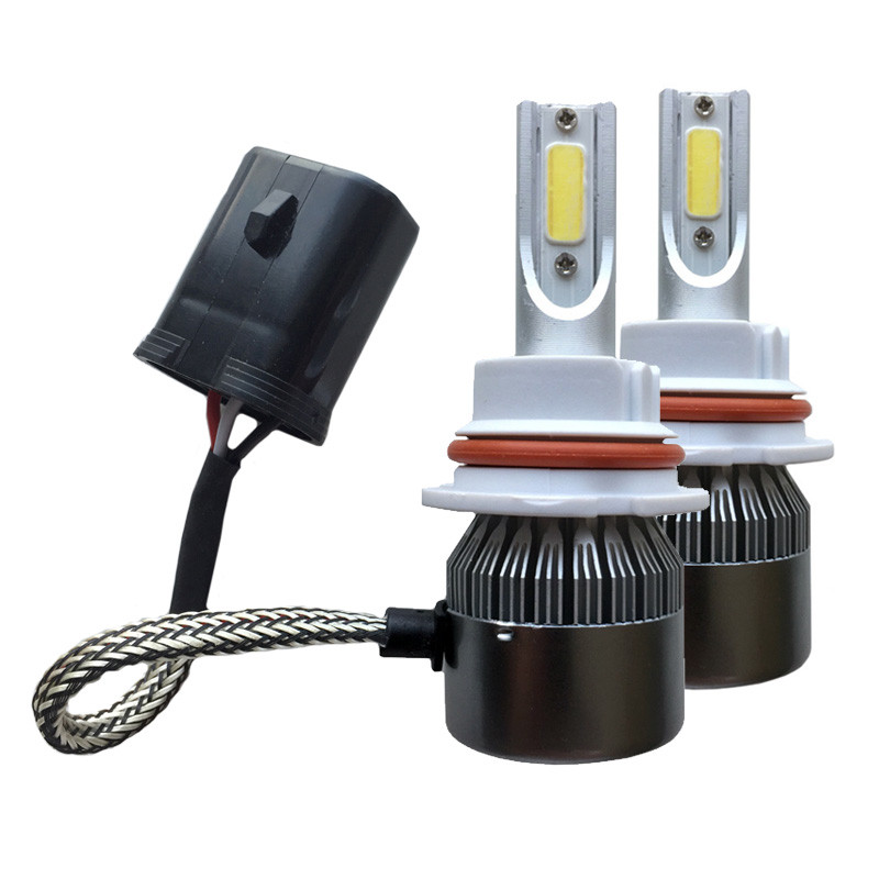 9004 H/L C6 7600lm COB LED kit, cooling fan, internal LED driver | HID ...