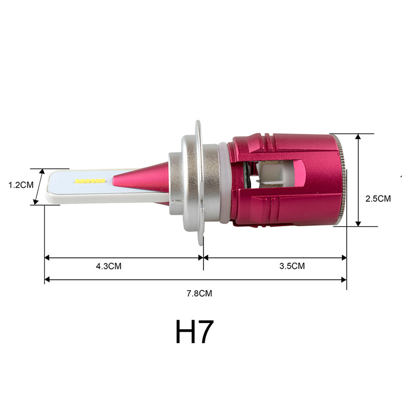 H7 V6 7200lm 24W CSP LED headlight kit | HID Vision Canada - LED & HID ...