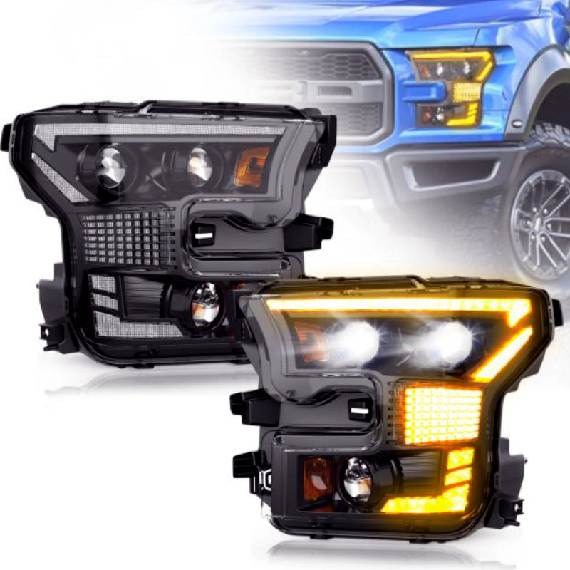 2015-2017 FORD F150 OSRAM LED Headlights with Dynamic DRLs/Signal ...