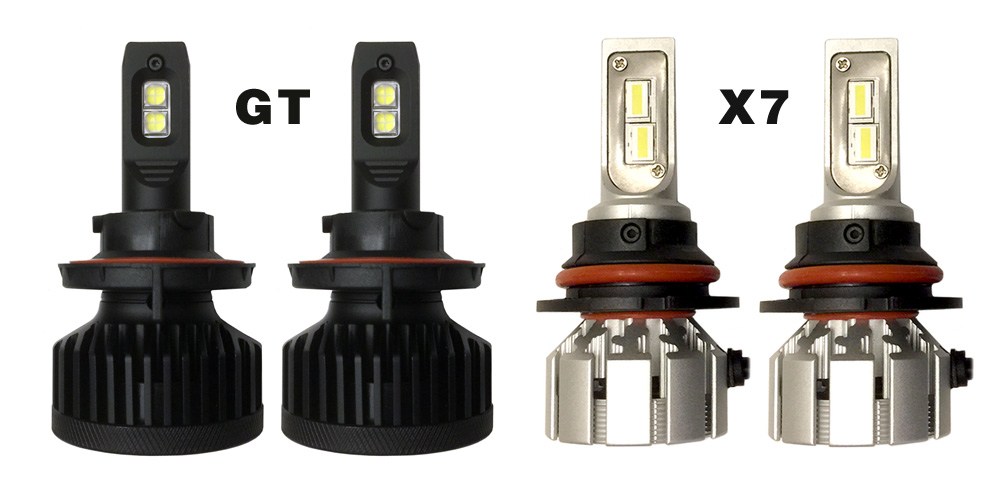 Holy cow! Check out these two super bright LED headlight kits. Both ...