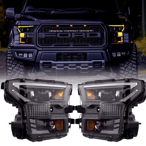 2015-2017 FORD F150 OSRAM LED Headlights with Dynamic DRLs/Signal ...