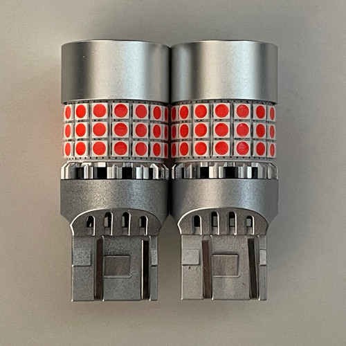 7443/7444 CB6 27W RED/RED Canbus Rear Signal/Marker Light No Hyperflash ...