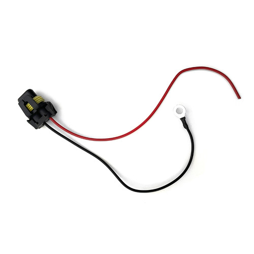 HID ballast power cable with chassis ground loop / 1pc