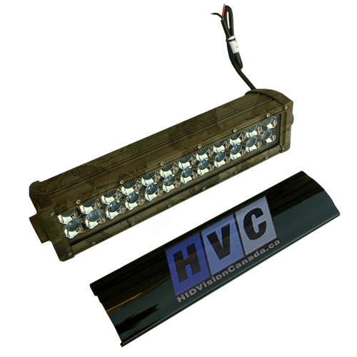 14" 72W 5760lm CREE Straight Dual Row CAMO LED Light Bar - 3D lens ...