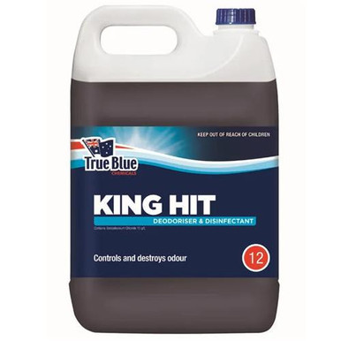 King Hit True Blue Deoderiser/Disinfectant 5ltrs - Burdekin Distributors