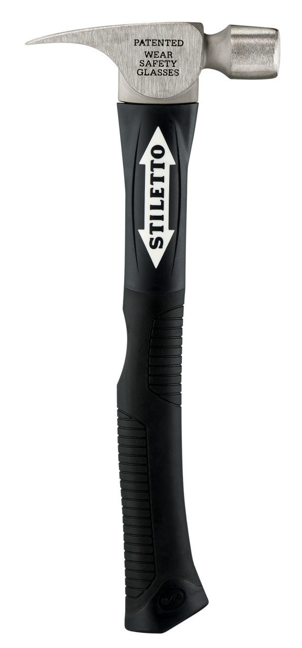 STILETTO 10oz Smooth Curved 14 1 2 Titanium Fiberglass Handle FH10C F