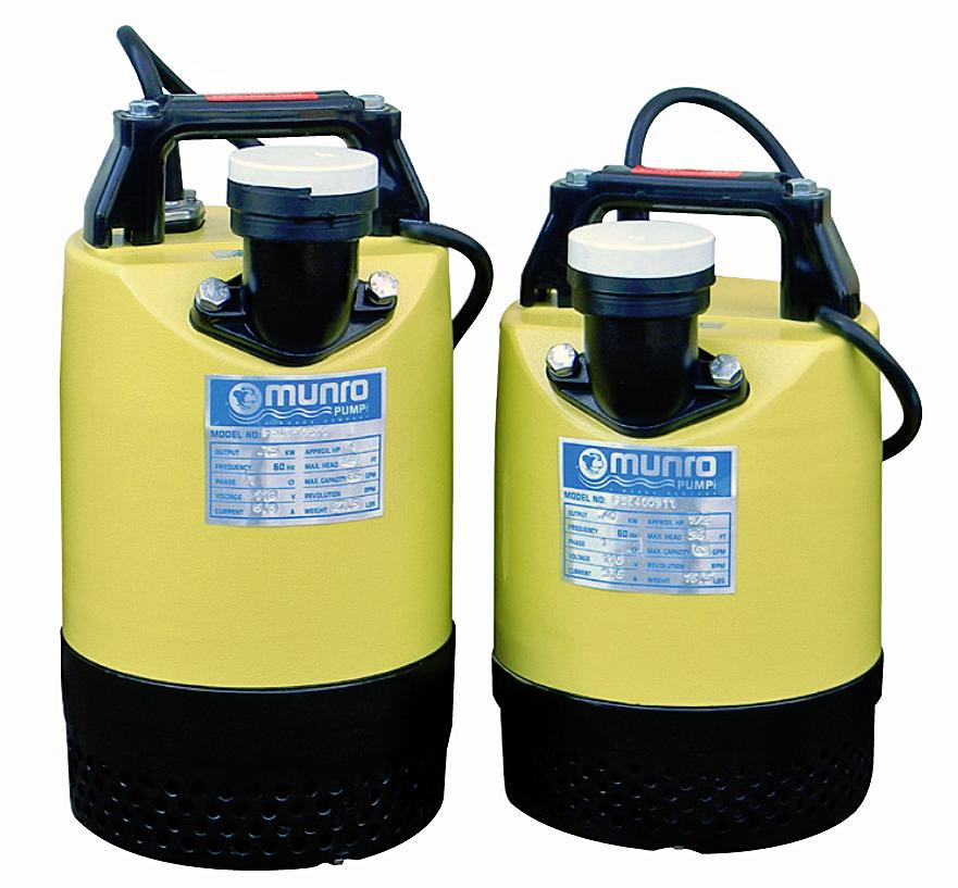 Munro FSL Series Dewatering Pumps 110 Volt or 220 Volt 1/2HP or 1HP