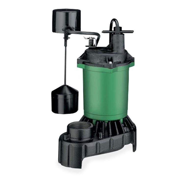 Myers MS33PV10 1/3 HP Automatic Vertival Float Switch Thermoplastic ...