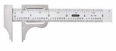 General Tools Slide Caliper, 16th and 32nd Graduation, 0 to 4-Inch ...