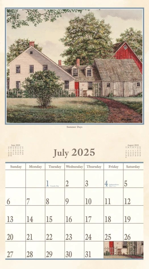 2025 Fred Swan Artist Calendar | Village Frame Shoppe & Gallery