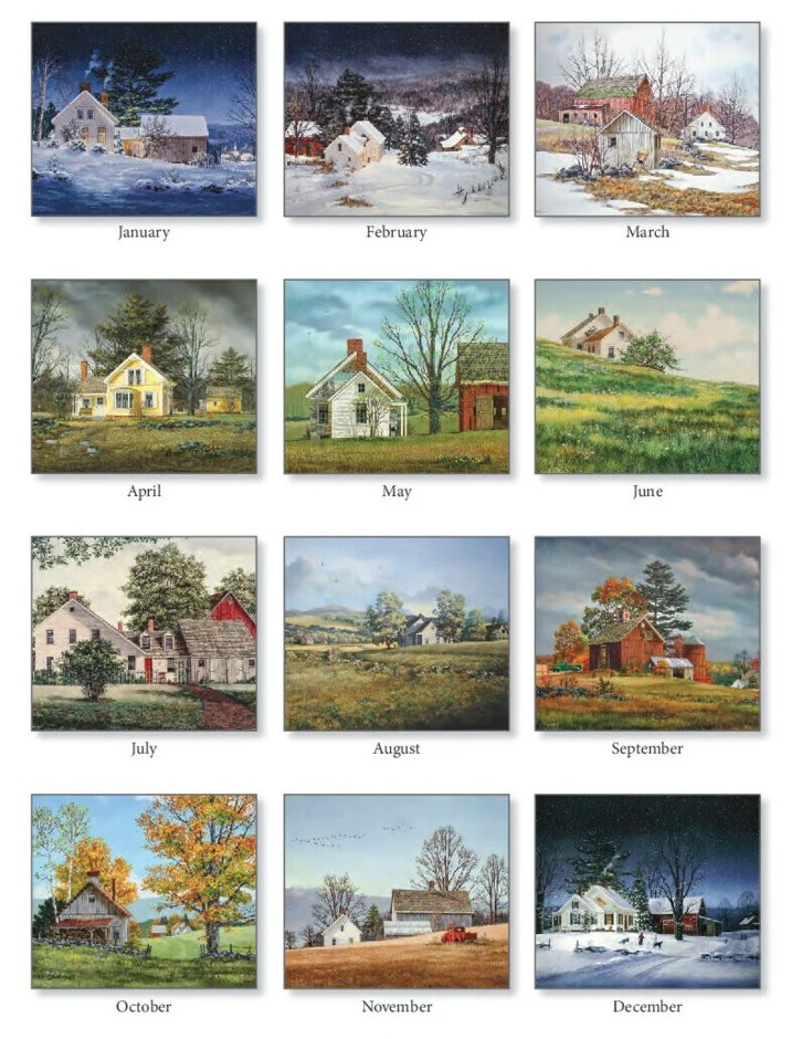 2025 Fred Swan Artist Calendar | Village Frame Shoppe & Gallery