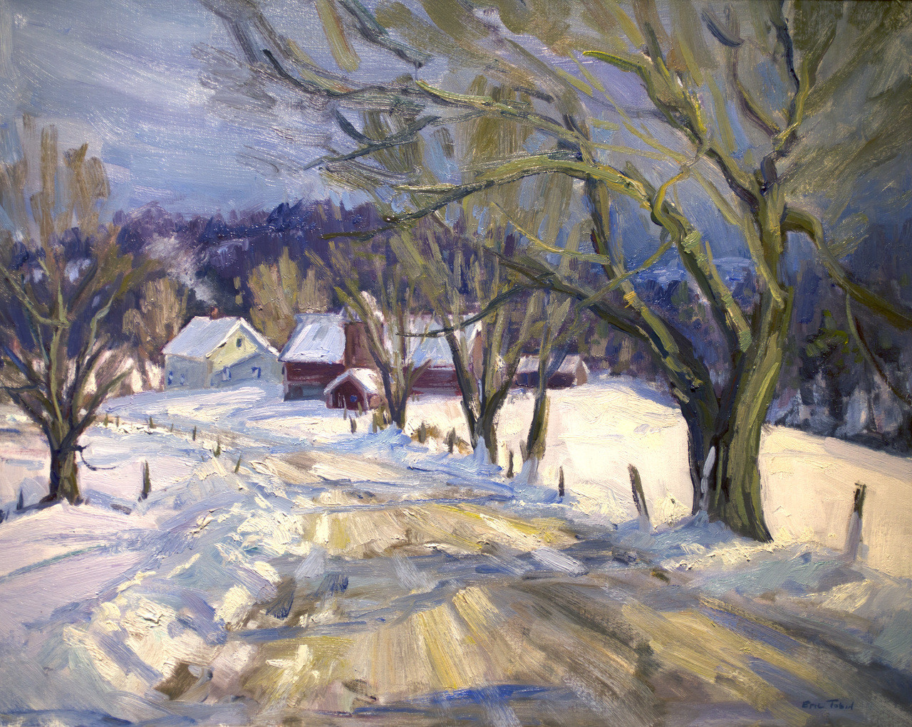 Eric Tobin Late Day Sun from Village Frame Shoppe, St. Albans, Vermont