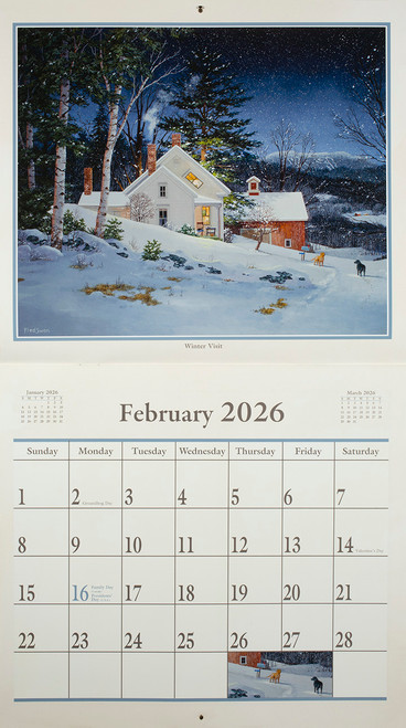 2026 Fred Swan Artist Calendar | Village Frame Shoppe & Gallery