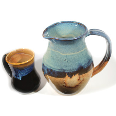Large Pitcher - Maple Leaf - Village Frame Shoppe & Gallery