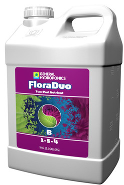 General Hydroponics FloraDuo B | 2.5 gal - New England Hydroponics