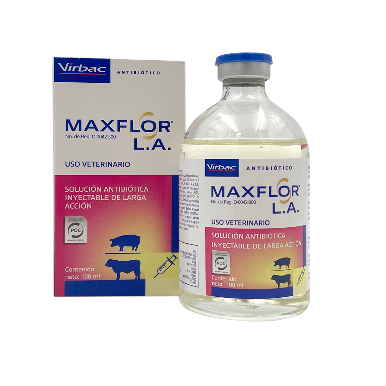 MAXFLOR L.A. - 100ML - Virbac B2B - Mexico Production