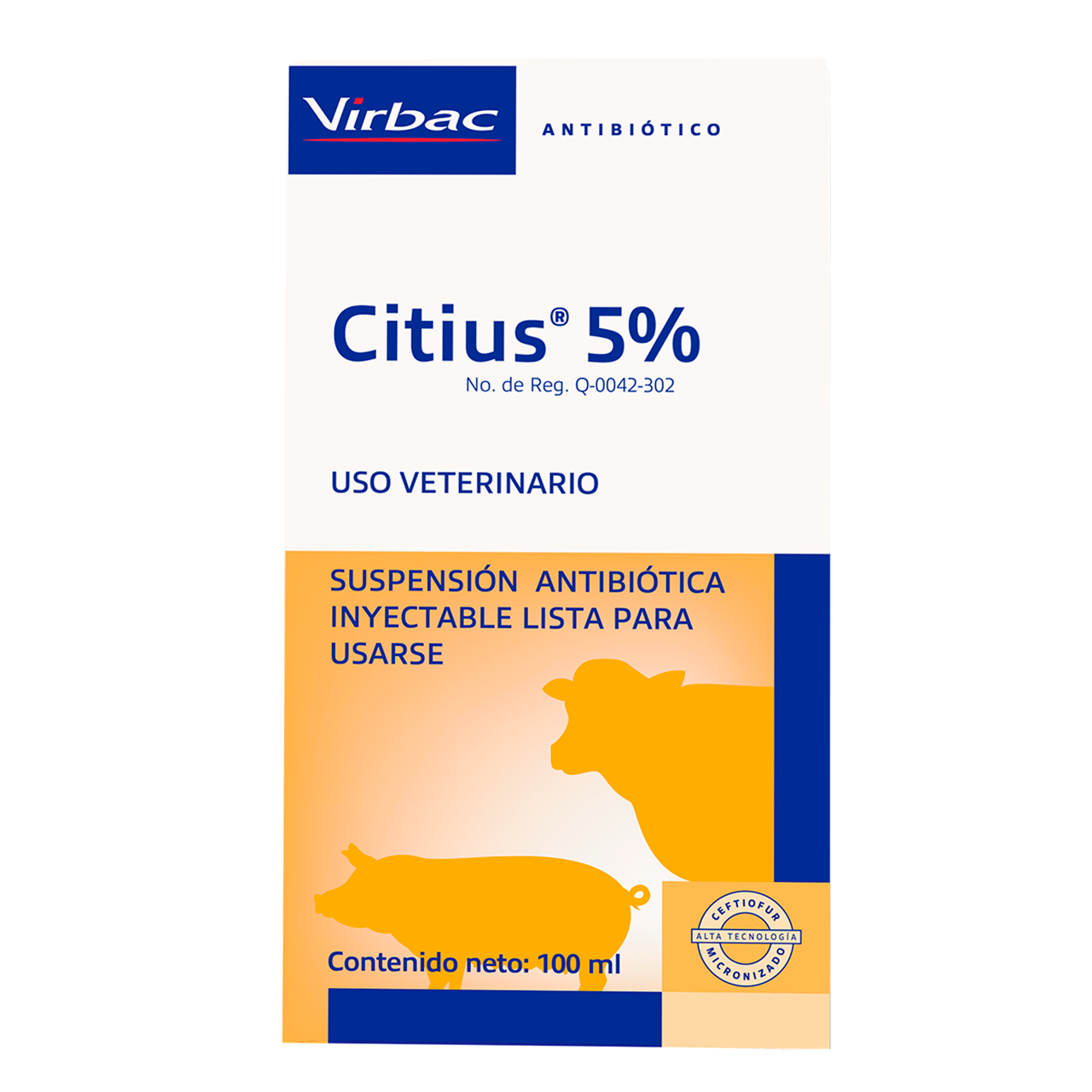 CITIUS 5%/100ML - Virbac B2B - Mexico Production
