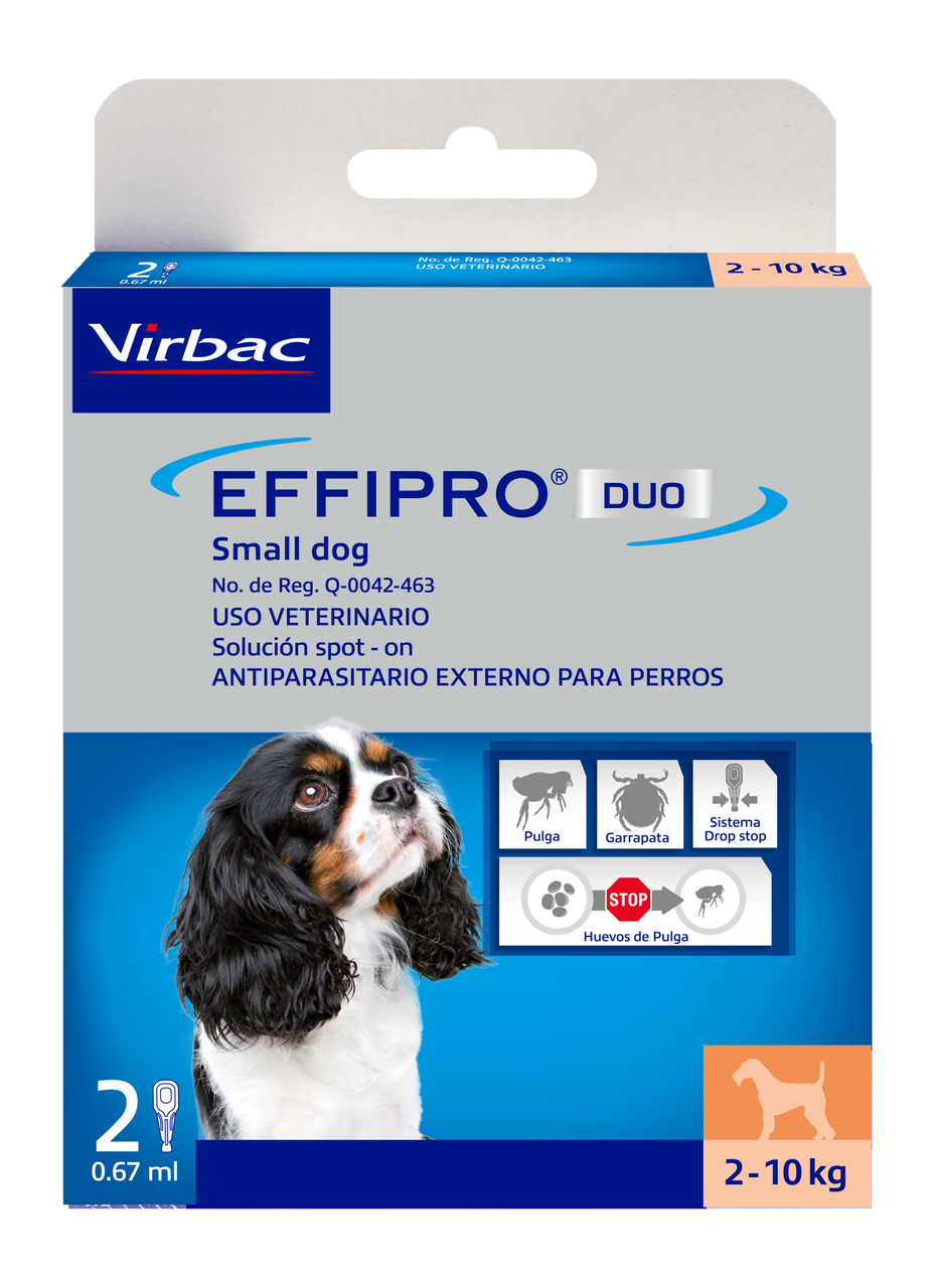 EFFIPRO DUO SMALL DOG/2-10 KG - Virbac B2B - Mexico Production