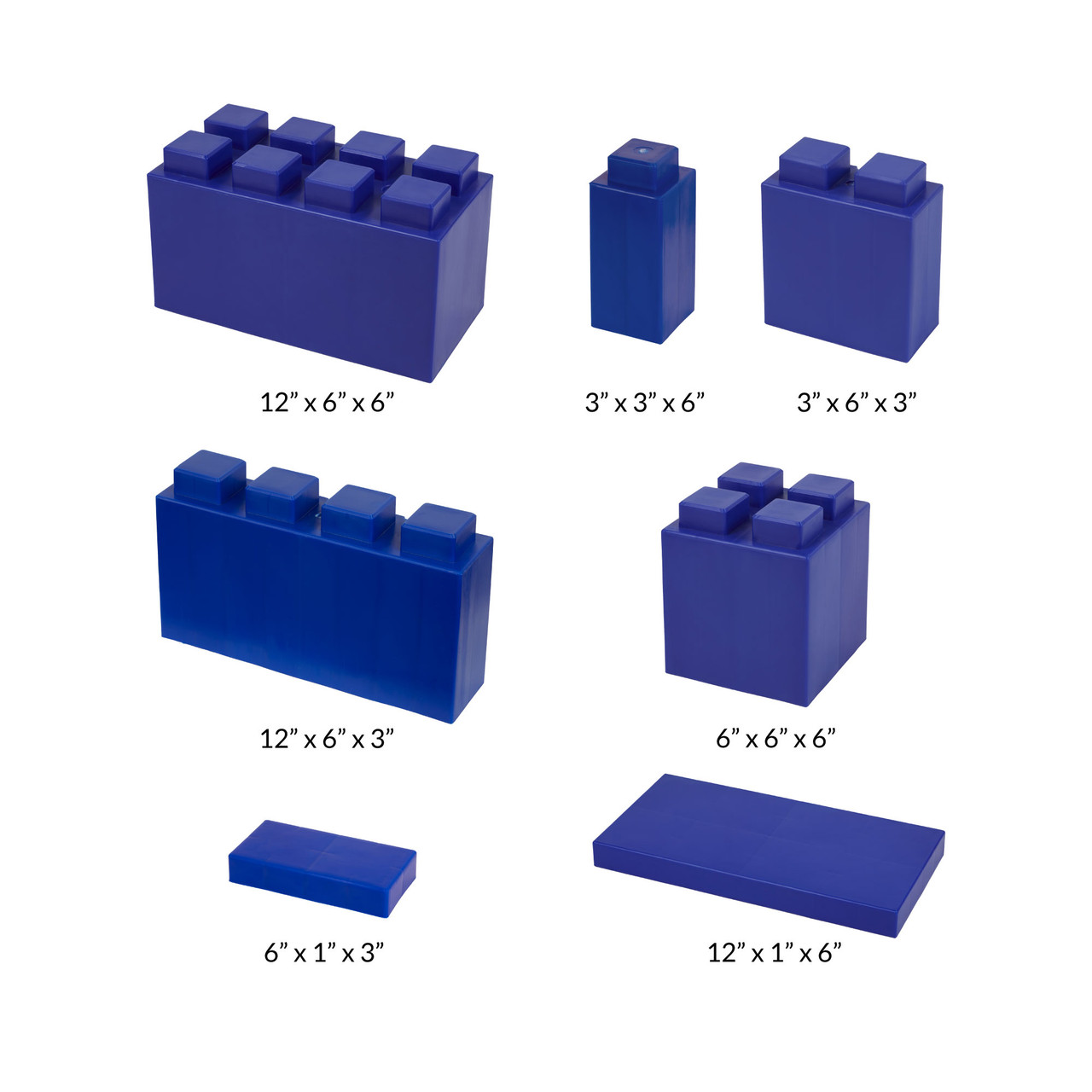 Staggered Wall Kit - Modular Giant Play Blocks | EverBlock Systems