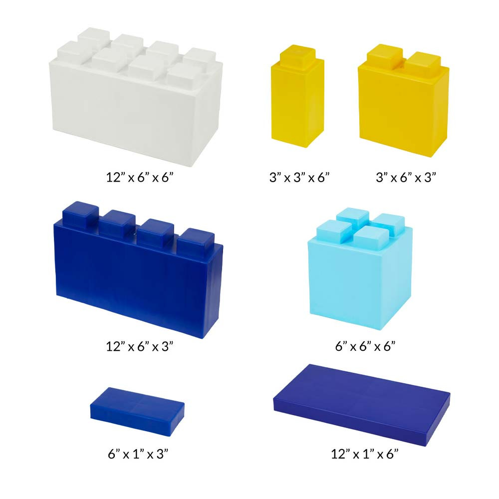 Small Starter Kit - Jumbo Sized Play Blocks |EverBlock Systems