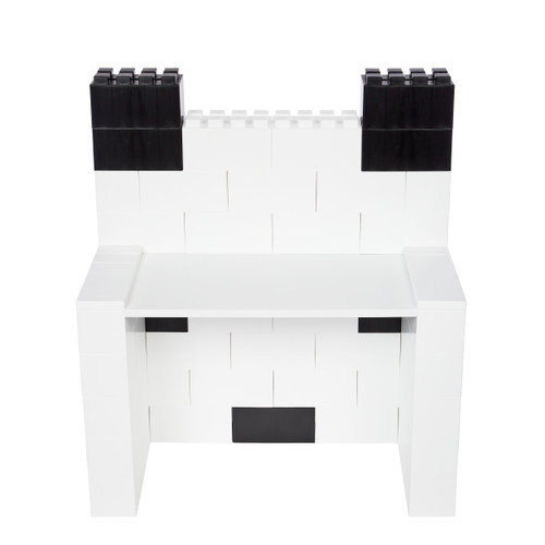 Panda Animal Desk Kit Created With Giant Play Blocks | EverBlock Systems