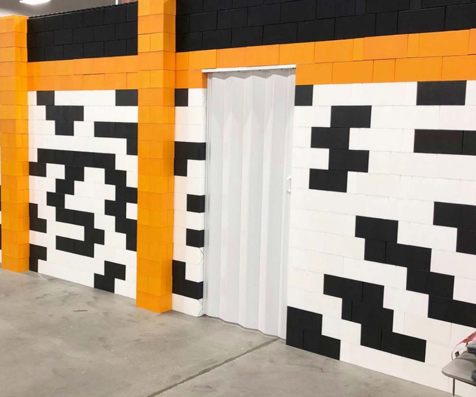 Wall Kit With Door - Modular Giant Play Blocks | EverBlock Systems