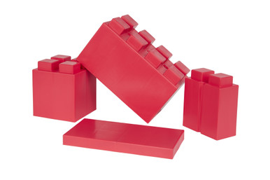 Single Color Combo Pack - 29 Mixed Jumbo Sized Play Blocks | EverBlock ...