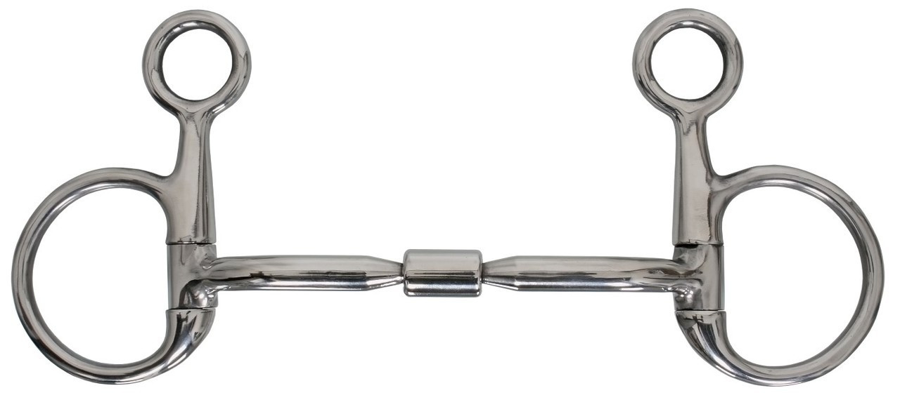 Platinum Baucher Bit with Roller SS - Aussie Saddlery